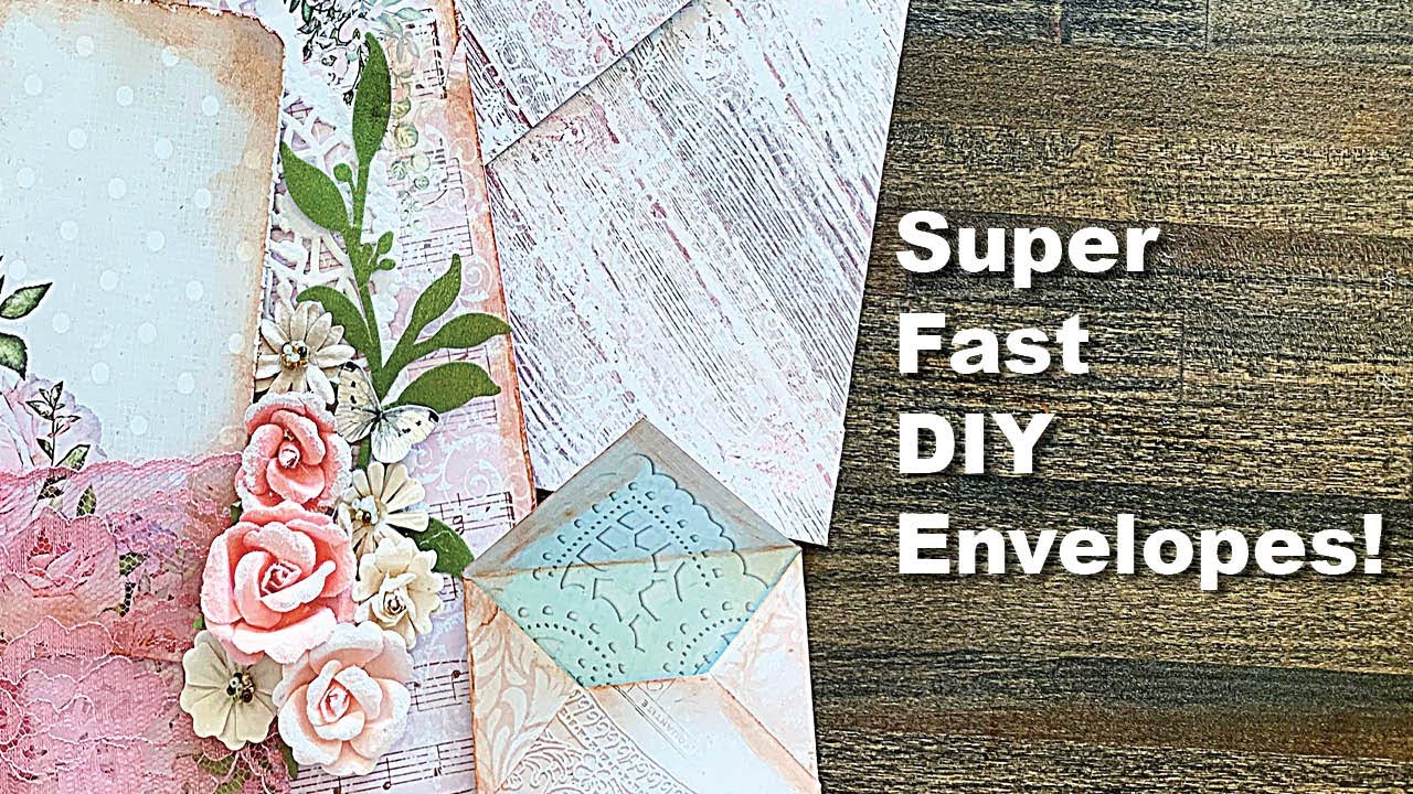 DIY Simple Handmade Envelope Tutorial - YouTube