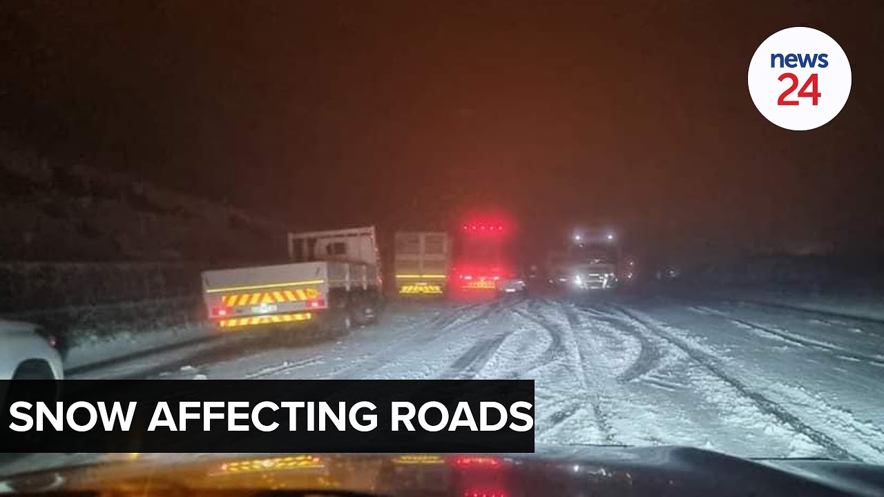 WATCH | Highly treacherous: Heavy snowfall leaves motorists stranded ...
