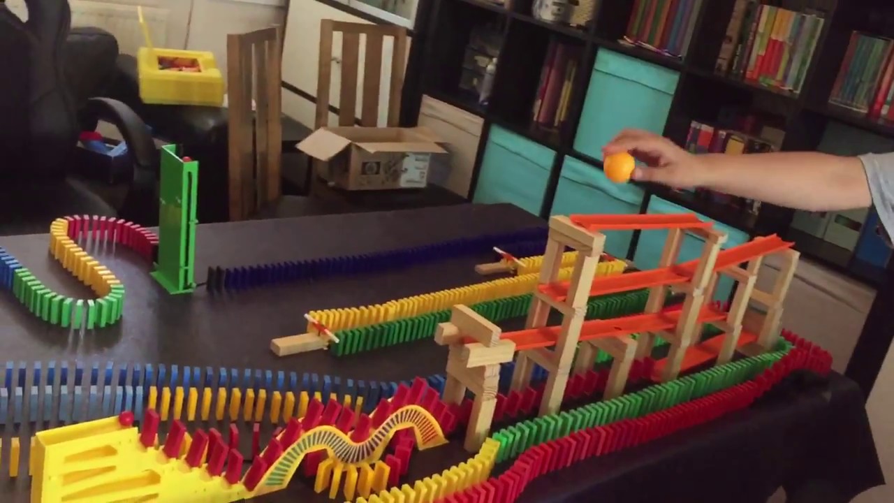 Domino TV 📺 - Rube Goldberg Machine 30 - Countries of the World 🌎 35 ...