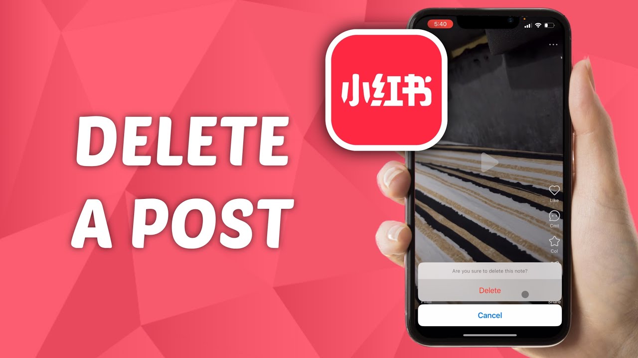How to Delete A Post on Rednote - YouTube