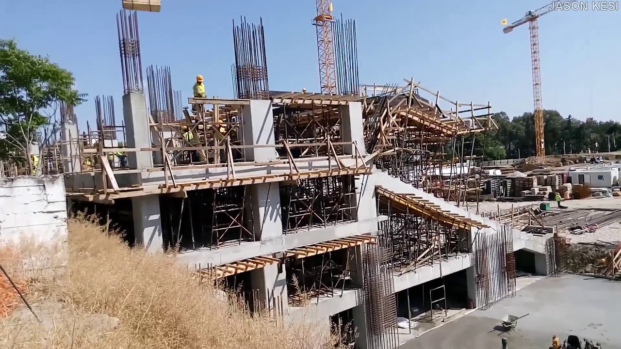 Εργα για το γηπεδο της ΑΕΚ 09/05/2018 - YouTube