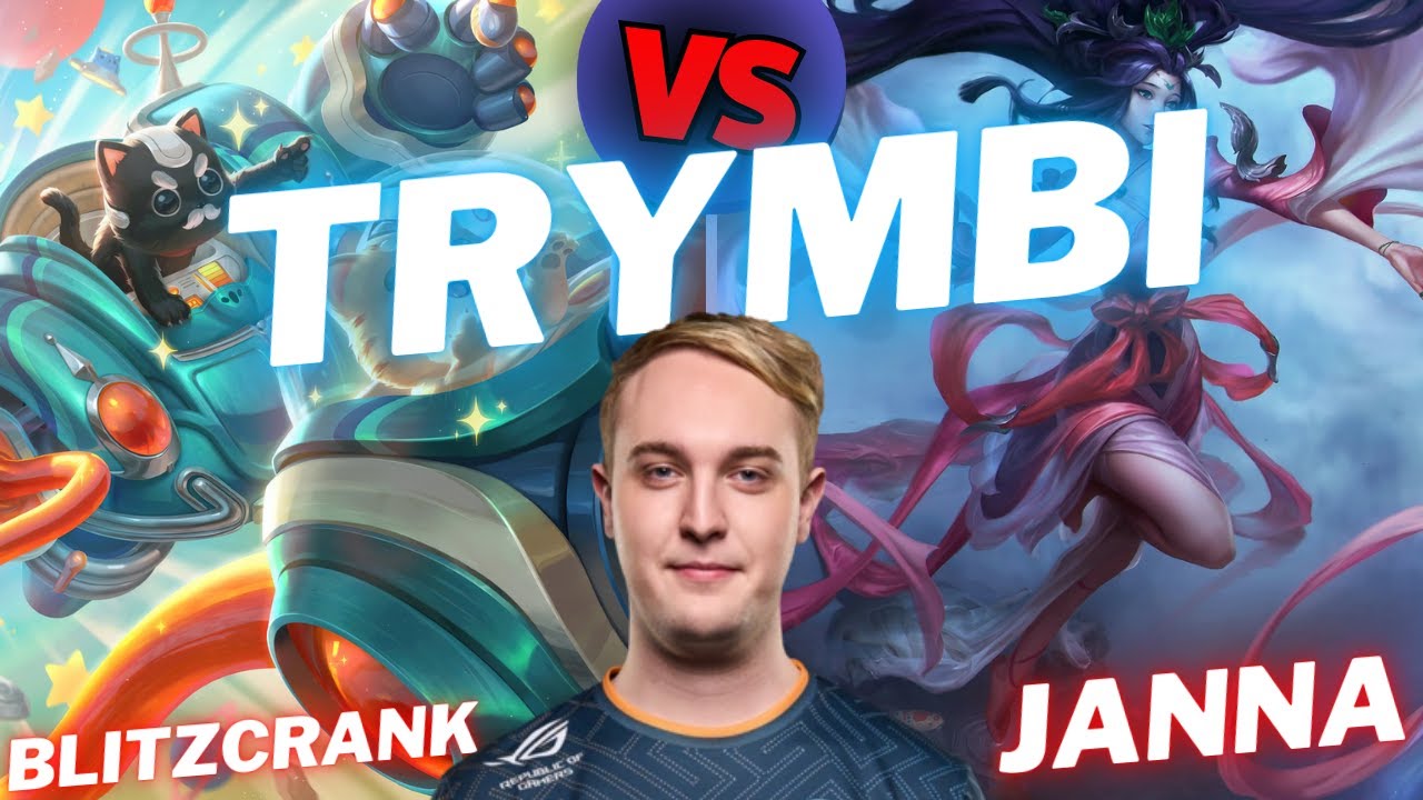 TRYMBI | BLITZCRANK VS JANNA | SUP GAMEPLAY | Patch 14.18 / Season 14 ...