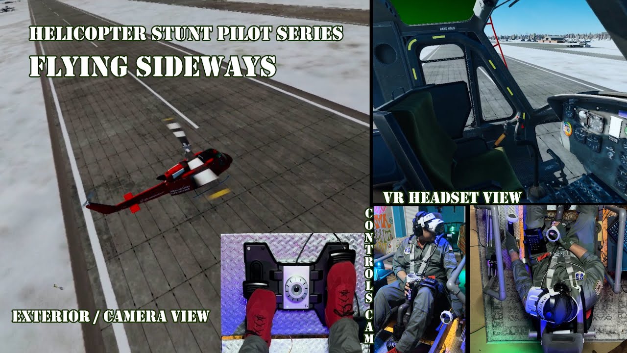 Helicopter Stunt Pilot Series: Flying Sideways - YouTube