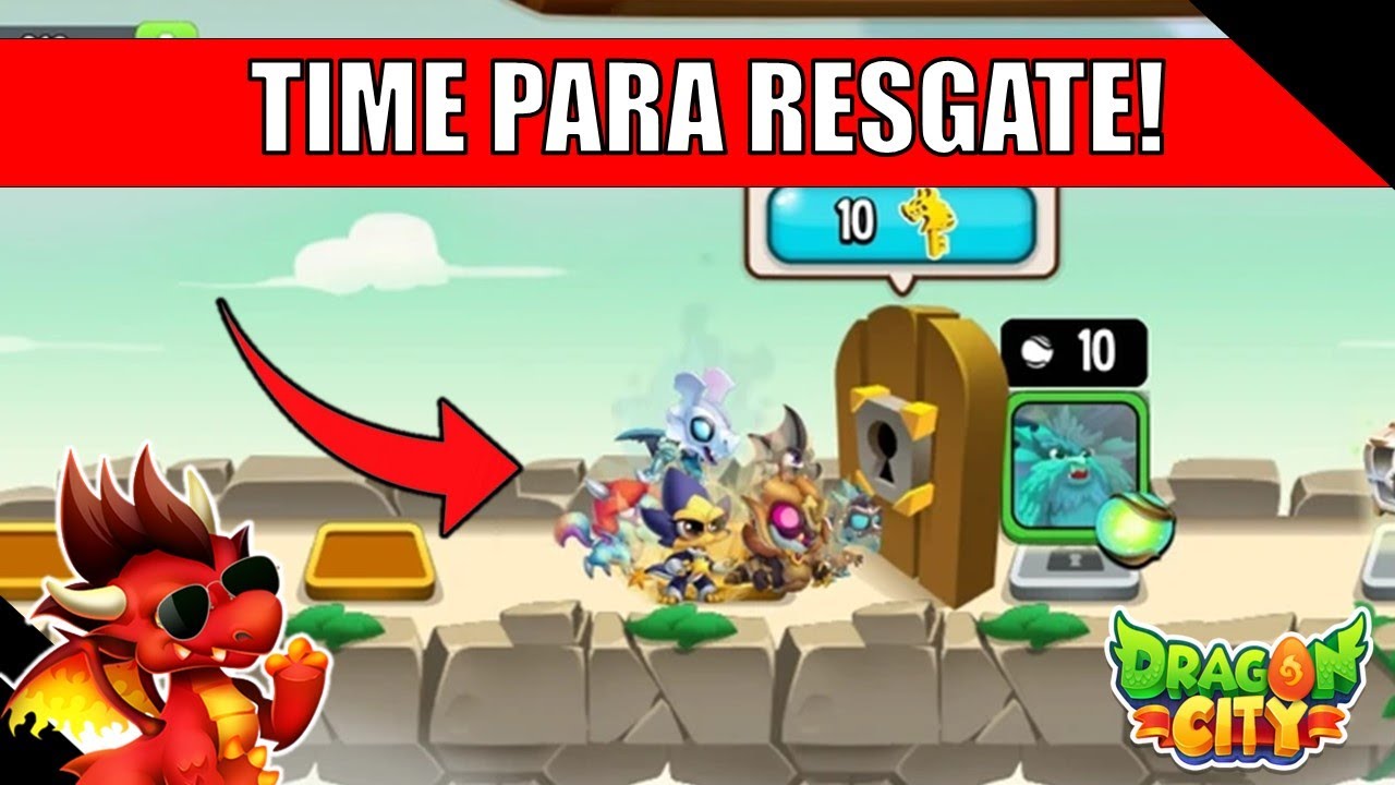 FORMANDO os MELHORES TIMES para RESGATE no DRAGON CITY! - YouTube