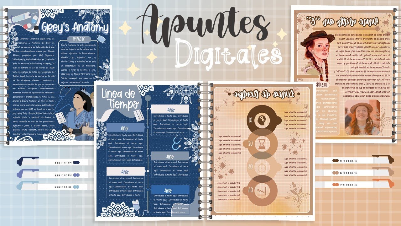 Apuntes Aesthetic Free Portfolio Cover Page Templates To Use And Print