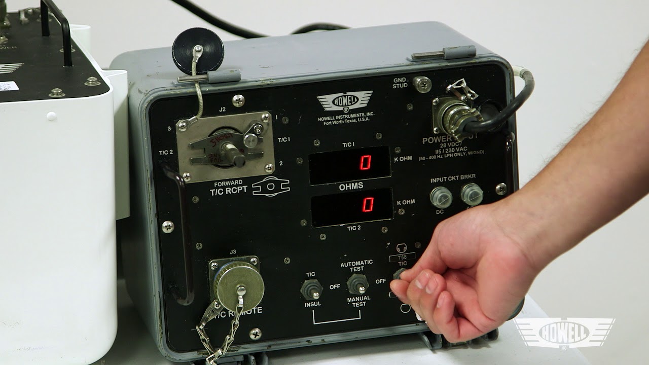 Howell H395 High Current Thermocouple Tester - YouTube