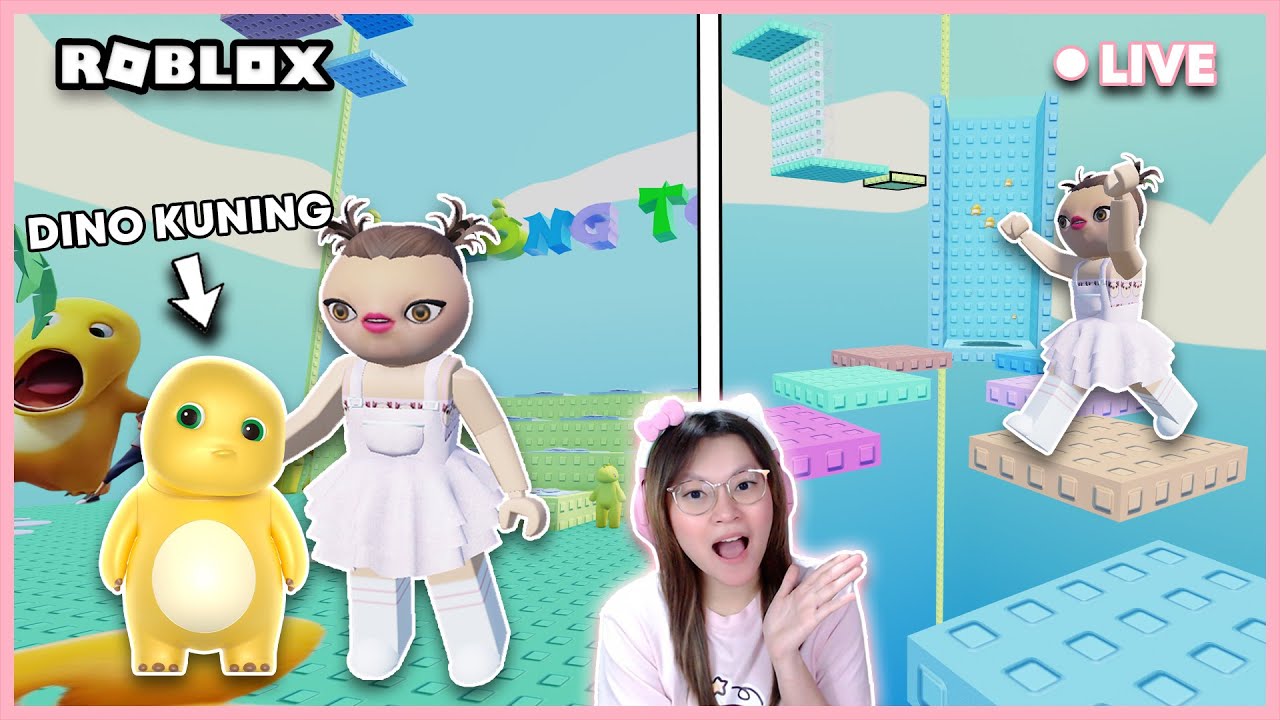 CITA CITAKU MENJADI......DINO KUNING ?!! [NAILONG TOWER ROBLOX ...