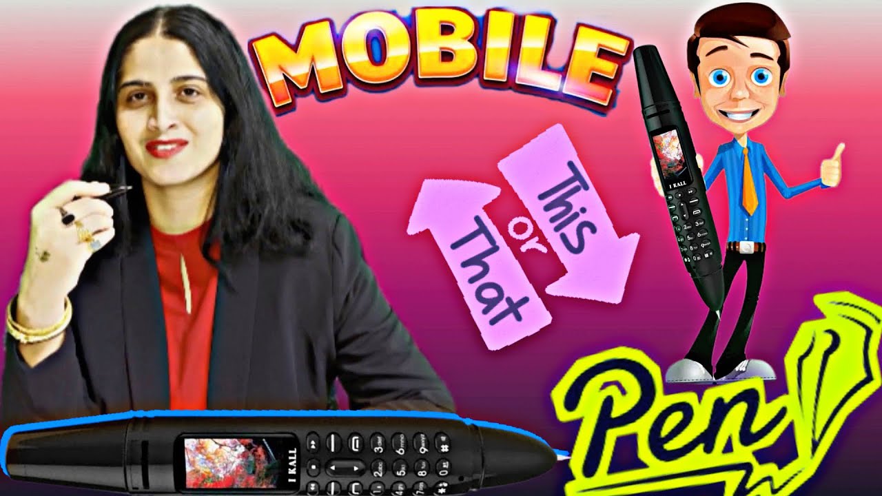 CRAZY PEN PHONE REVIEW I PEN MOBILE PHONE I PEN PHONE UNBOXING - YouTube