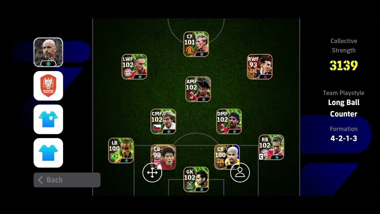 Squad building for 4213 formation 🔥 #efootball #youtube - YouTube