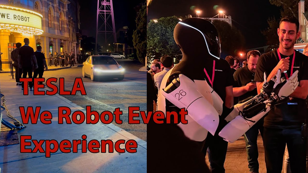 Tesla We Robot Experience Full Robo Taxi Cybercab Ride - YouTube
