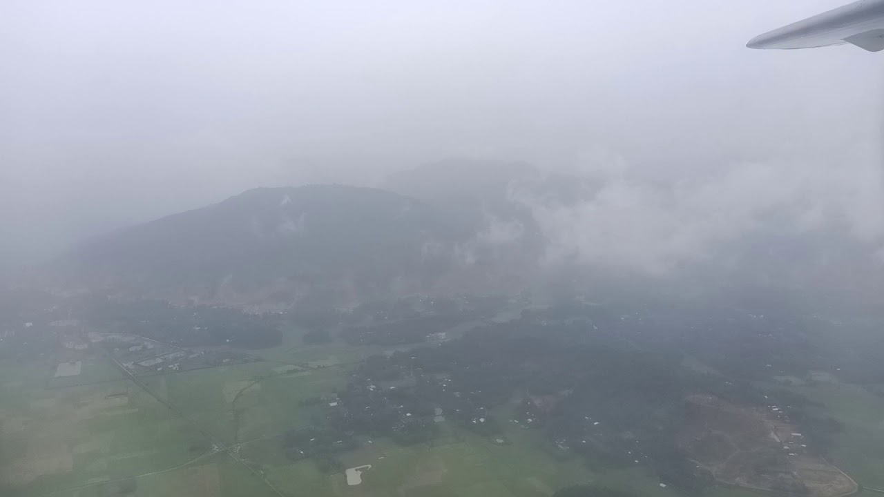 Kolkata to Guwahati by ATR Spicejet Landing view during lockdown month ...