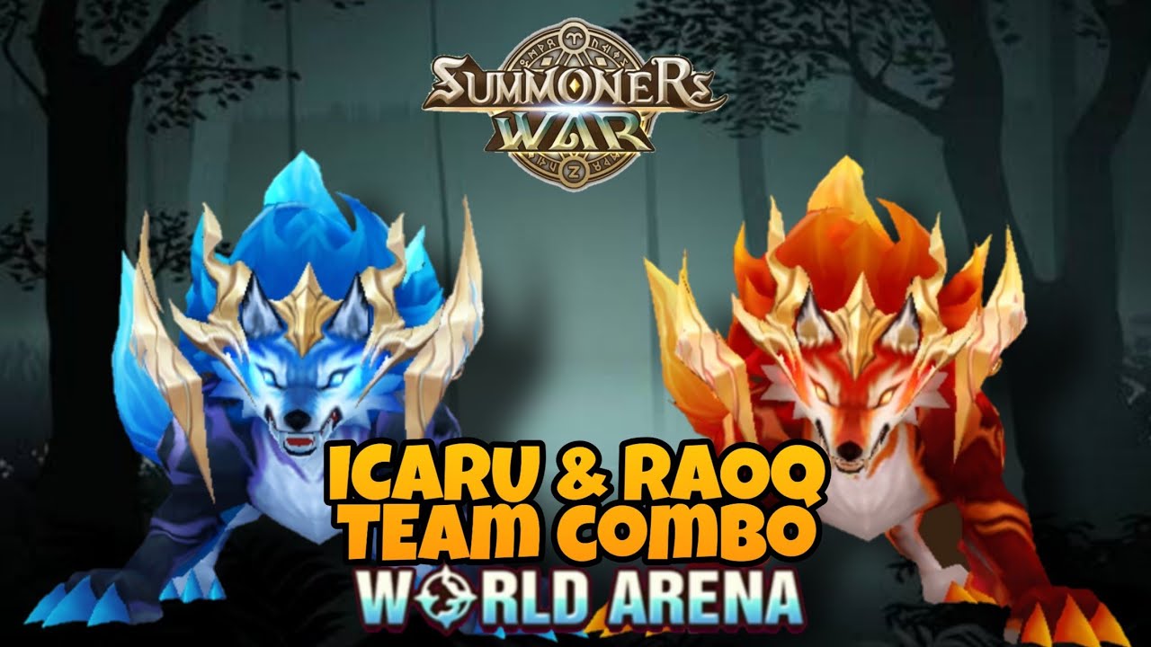 Icaru & Raoq Team Combo in World Arena - Summoners War - YouTube