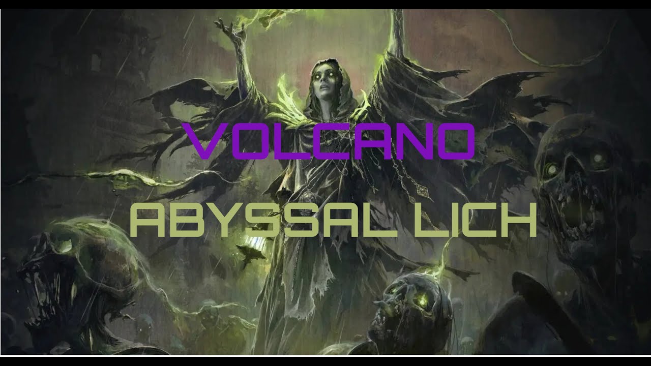 Volcano Abyssal Lich ( Rain purple balls!! ) - YouTube