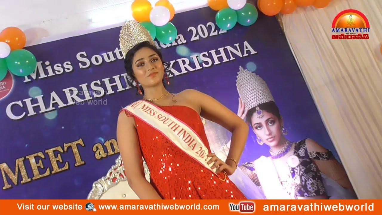 amaravathi : vsp - Miss South India 2022 || Charishma Krishna || Meet ...