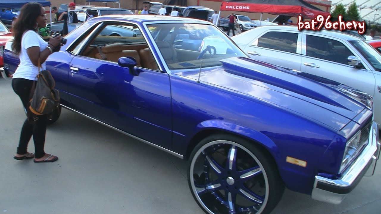 Candy Blue Chevy El Camino on 24's - 1080p HD - YouTube