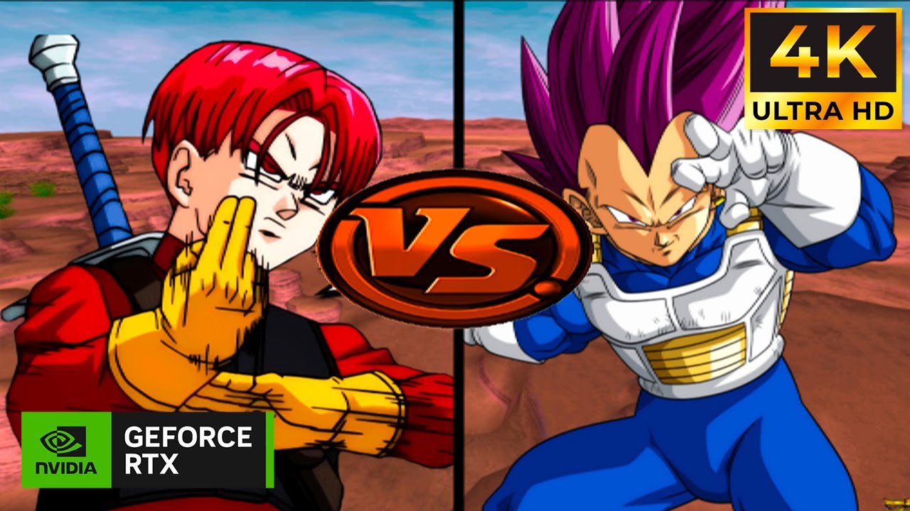 Dragon Ball z Budokai Tenkaichi 3 (ISO HEROES V5) Trunks SSJG vs Vegeta ...