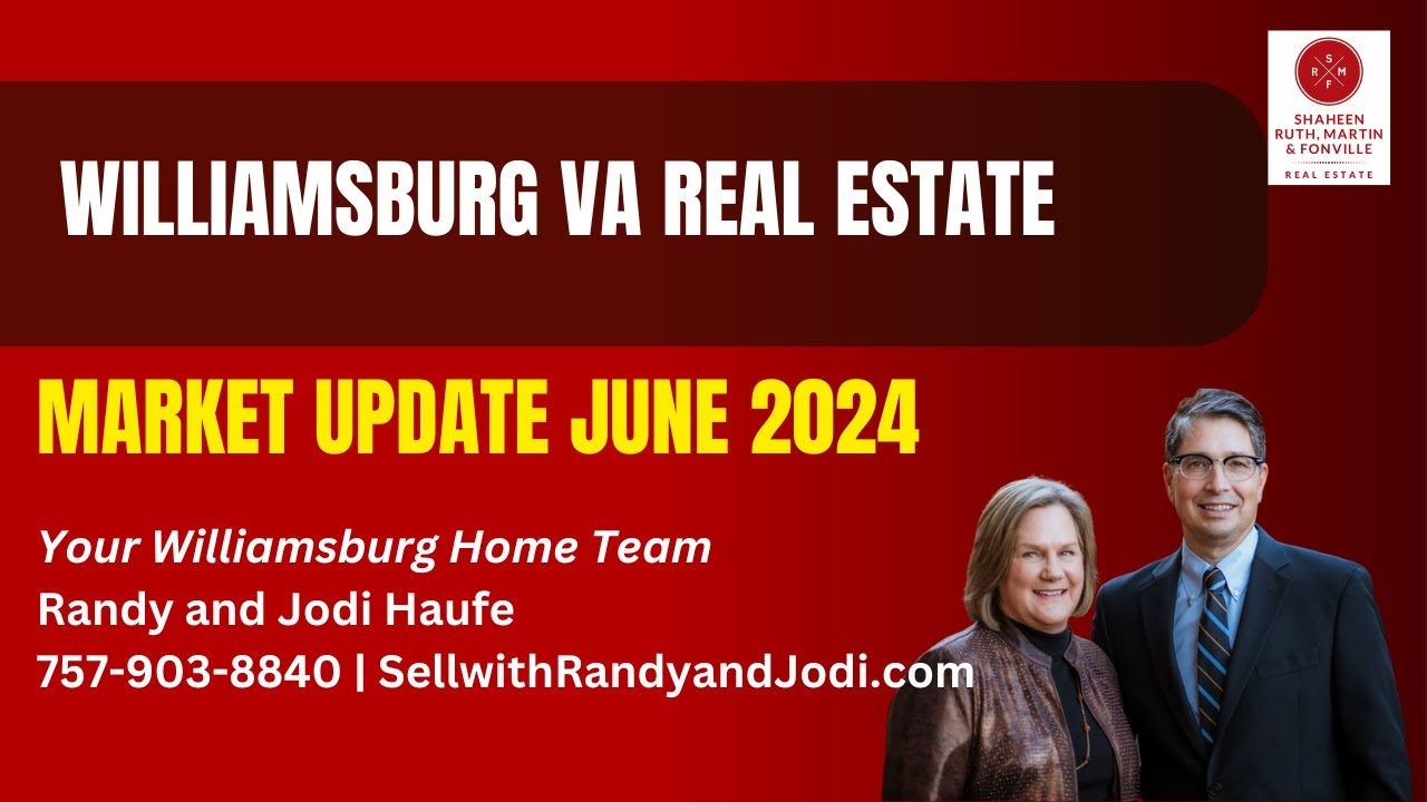 June Real Estate Market Update Williamsburg VA - YouTube