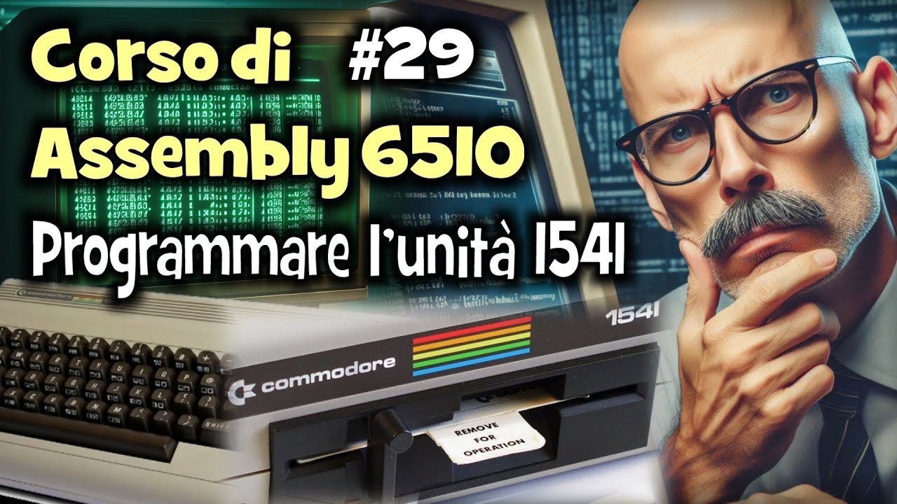 Programmare l'unità 1541 / Corso di Assembly #29 / Commodore 64 - YouTube