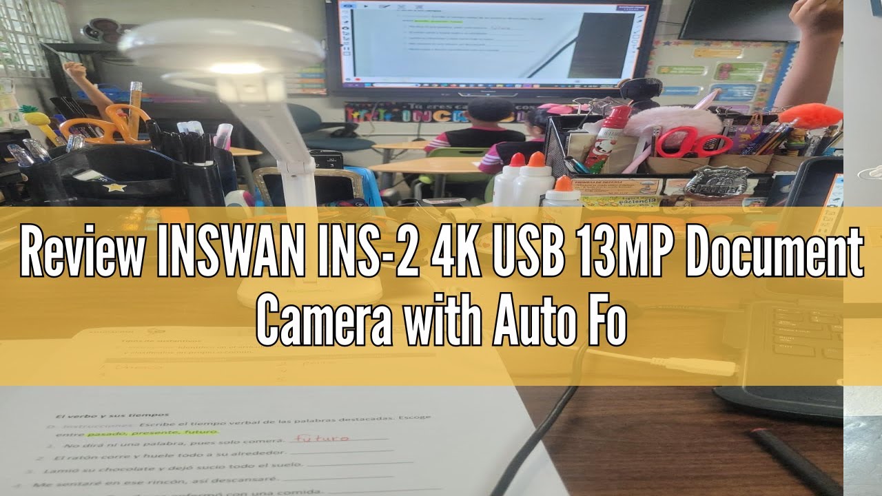 Review INSWAN INS-2 4K USB 13MP Document Camera with Auto Focus, LED ...