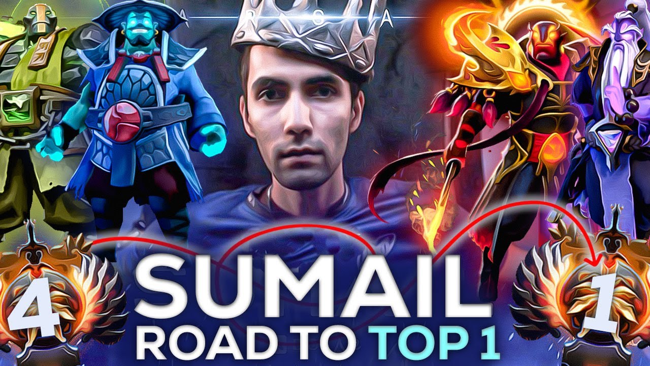 Nigma.SumaiL with all Spirits - Road To Top 1 MMR Dota 2 - YouTube