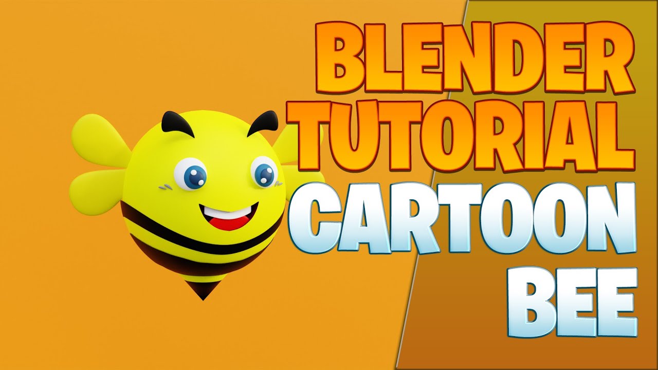 Bee character Blender Tutorial - YouTube
