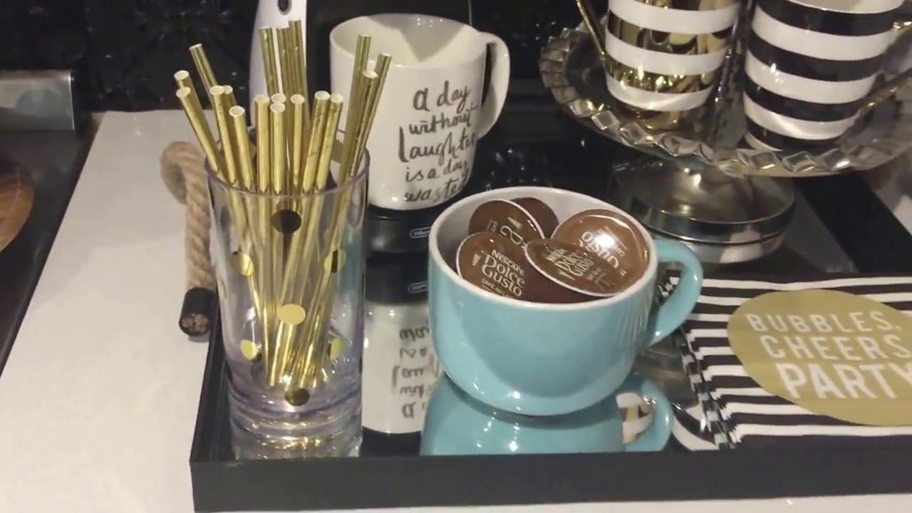 Glam Coffee Station - YouTube