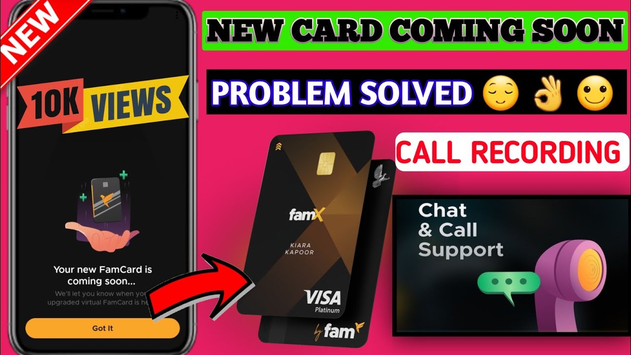 Fampay Card Coming Soon Problem Solved Fampay Call Suppot Youtube