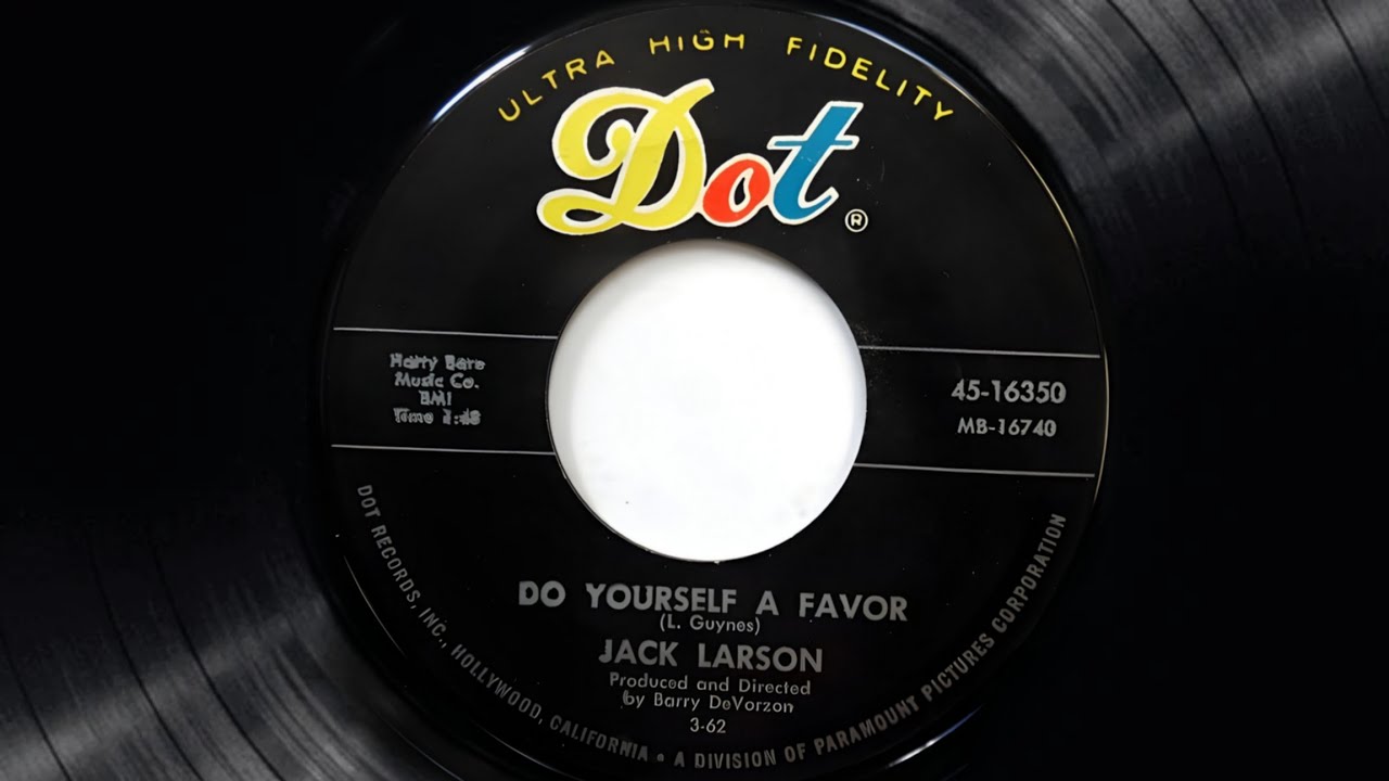 Jack Larson - Do Yourself A Favor (1962) - YouTube