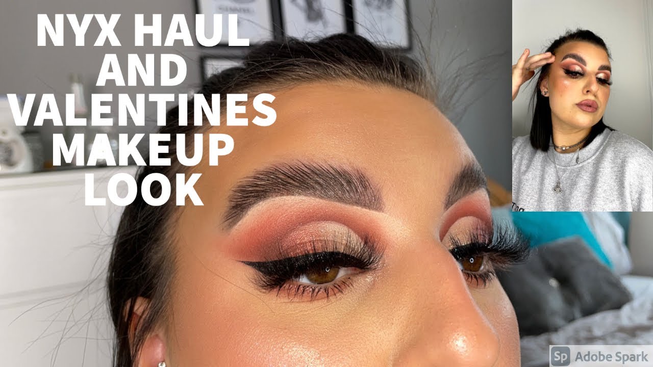 NYX HAUL | NYX REVIEW | VALENTINES DAY MAKEUP TURTORIAL | - YouTube