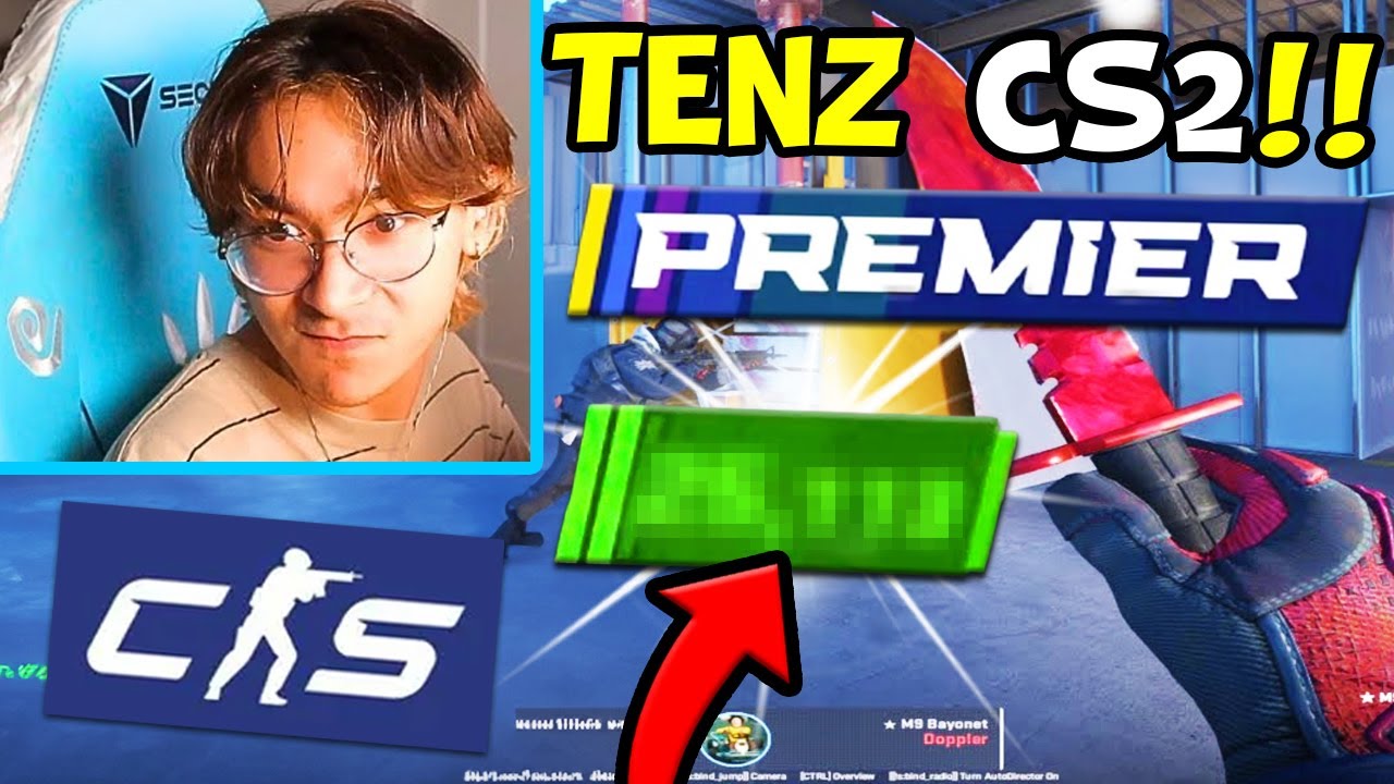 "THIS GAME IS NOT PRO LEVEL READY!!" 😂 - TENZ PLAYS CS2 PREMIER MODE MATCHMAKING ON NEW VERTIGO ...