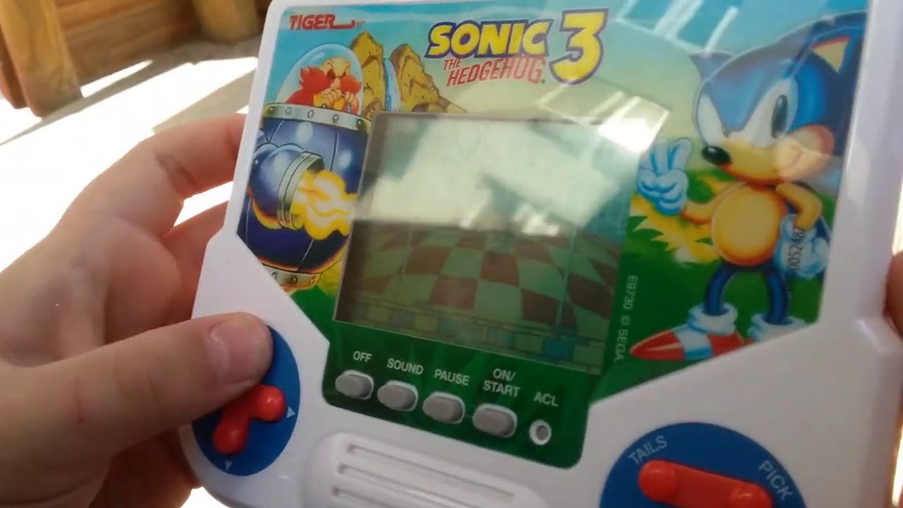 sonic 3 tiger electronics gameplay - YouTube