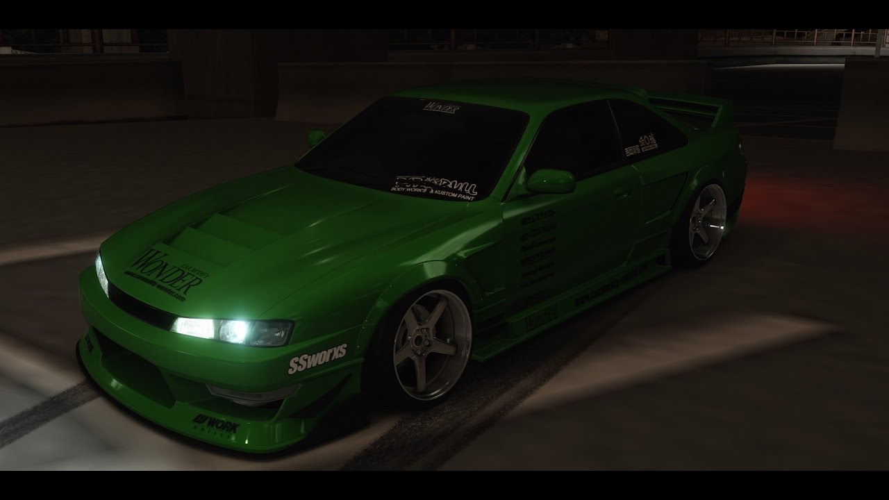 Drifting in NFSU2 on Nissan S14 - YouTube