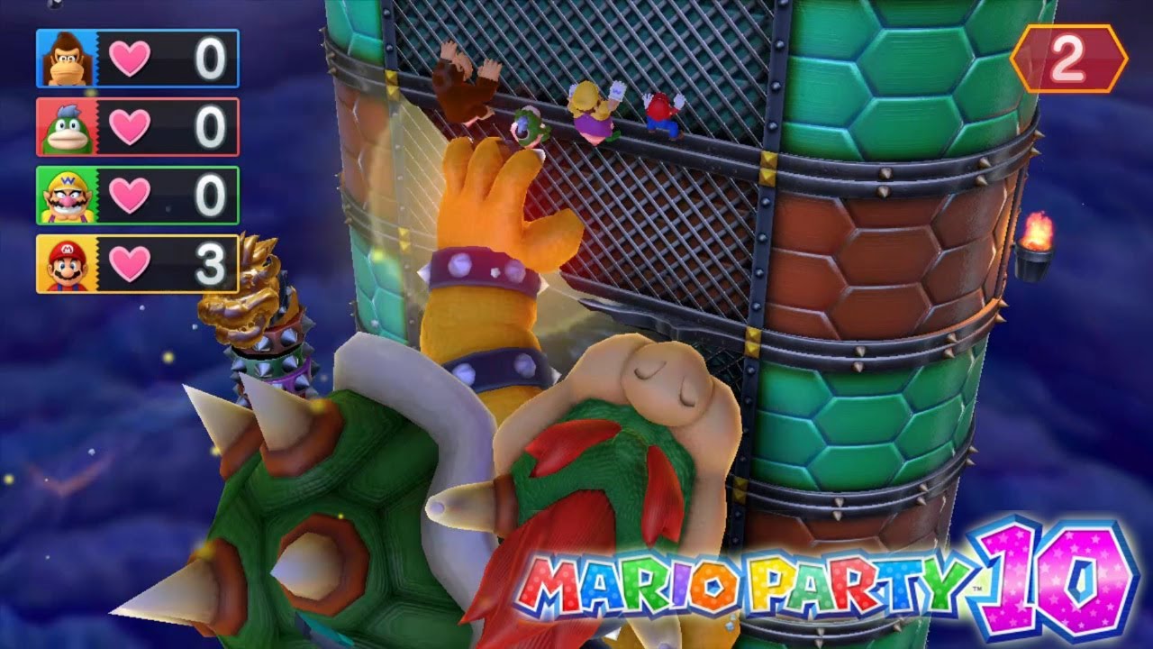 Mario Party 10 - Bowser Challenge - All Bowser Mini-Games - Rank 204 ...
