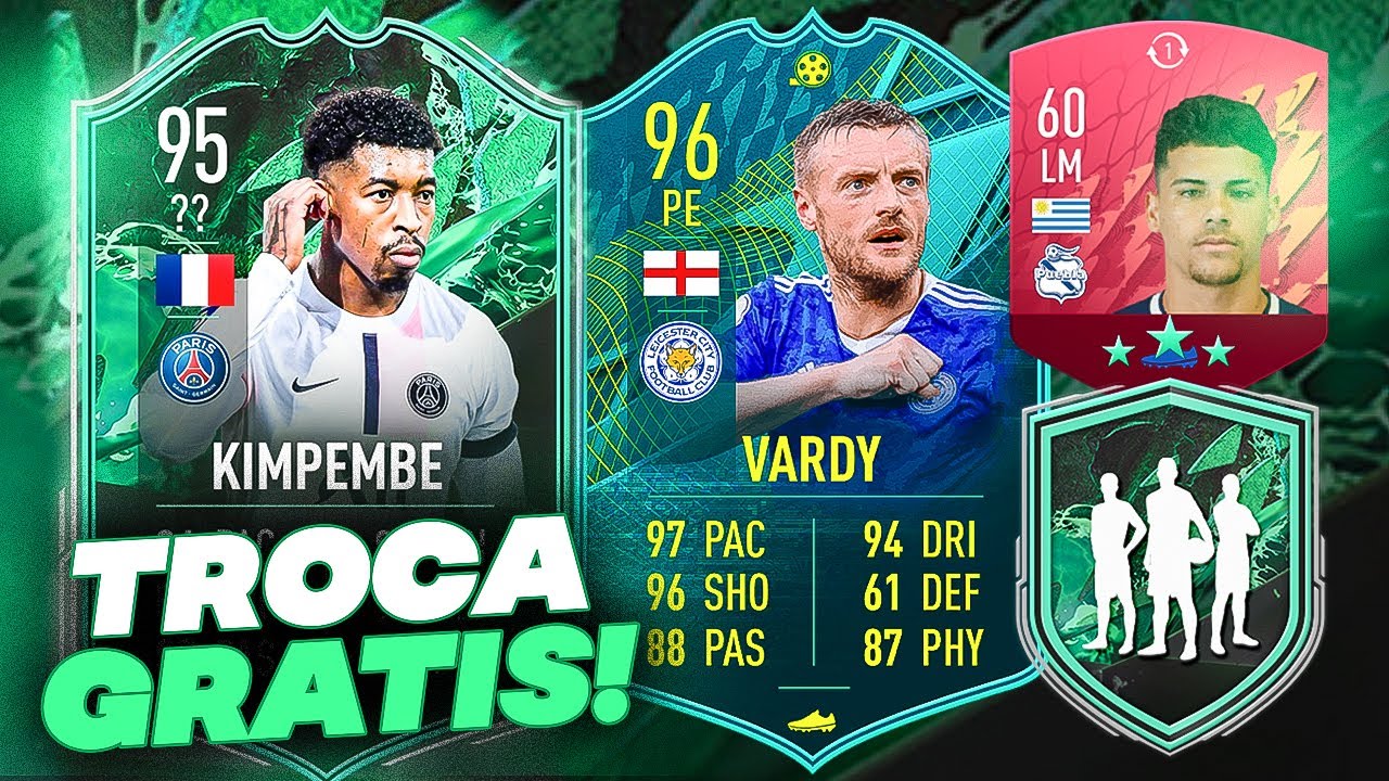 FIFA 22 - ESTA CARTA ABSURDA SERÁ GRATIS! VARDY MOMENTS DME E TOKEN ...