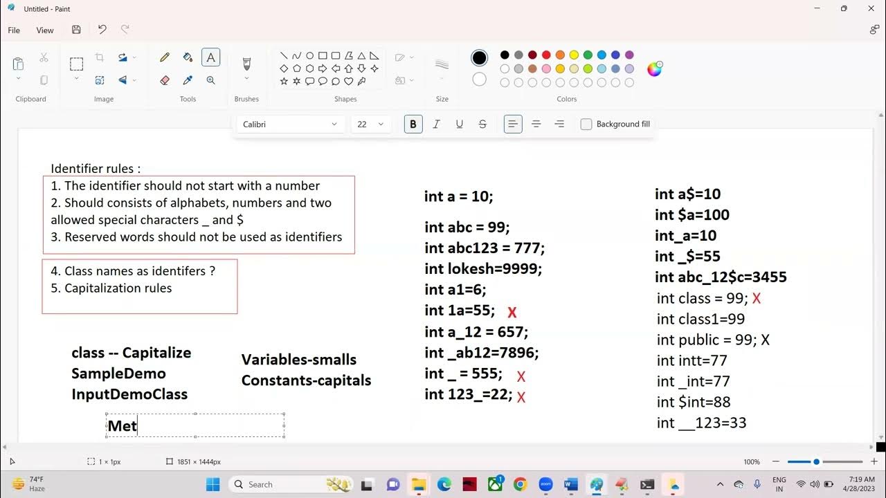 5 In Java There Are 64 Reserved Words Java Full Stack By Lokesh Jammugani 2023 April Youtube