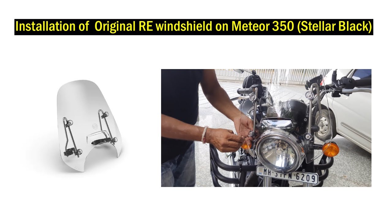 Why you should go for original RE windshield instead of aftermarket ...