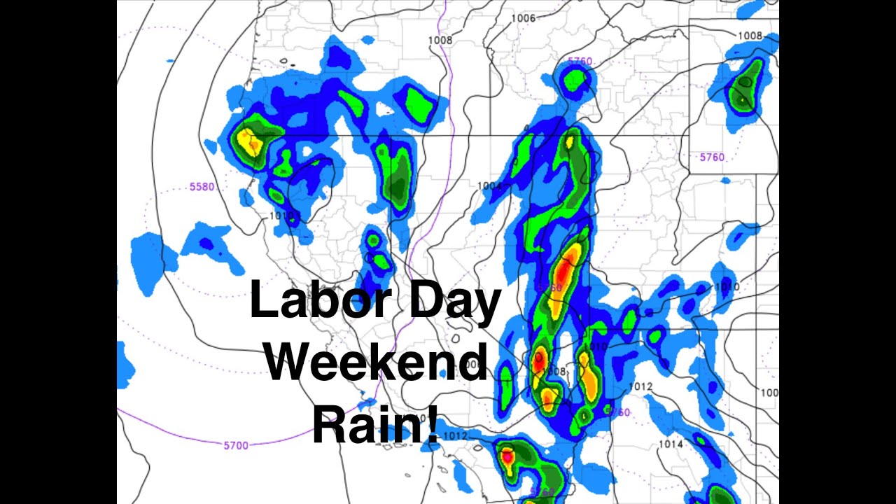 Some Labor Day Weekend Rain For Northern California! The Morning ...