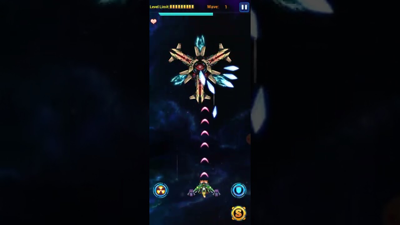 galaxy sky shooting boss 30 - YouTube