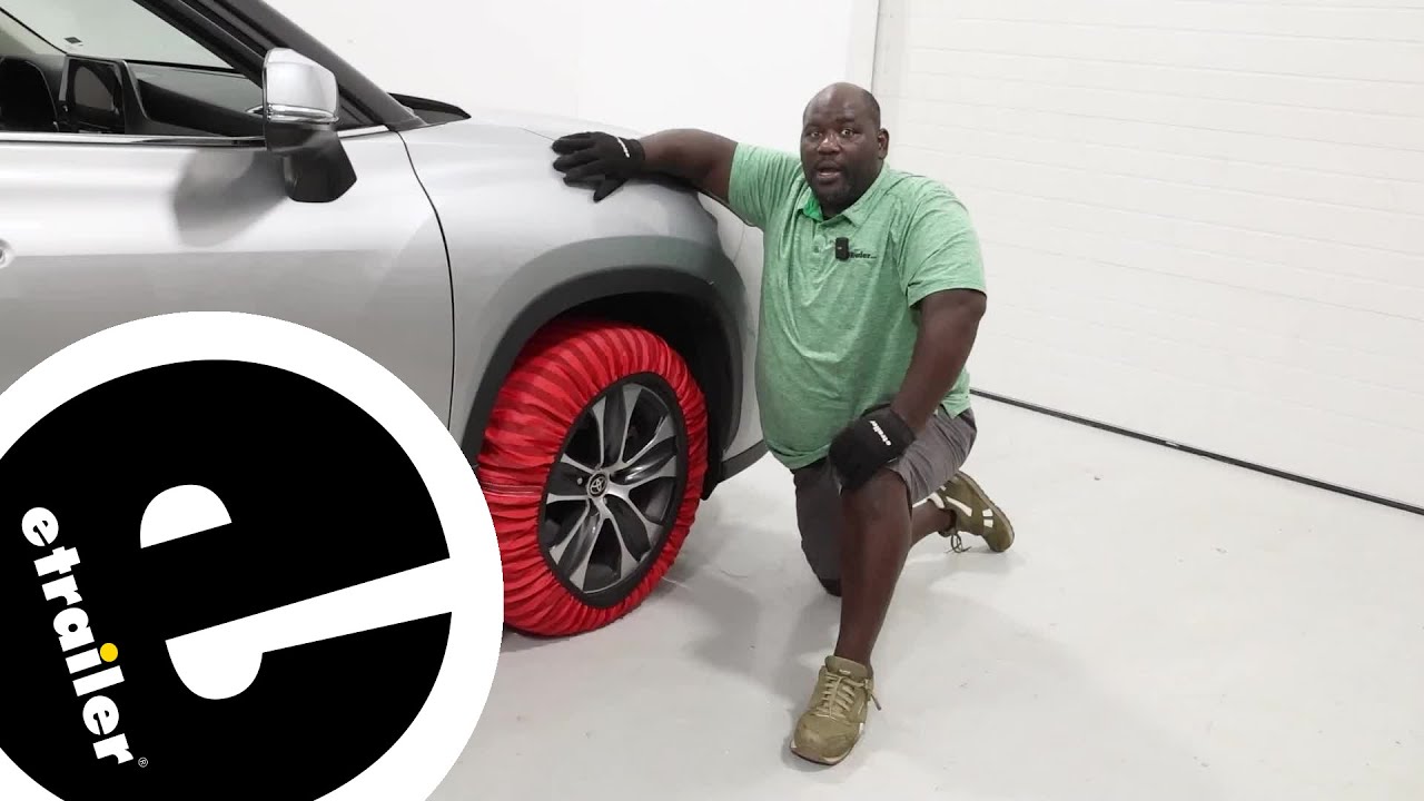 etrailer | How to Install the ISSE Classic Snow Socks on a 2023 Toyota ...
