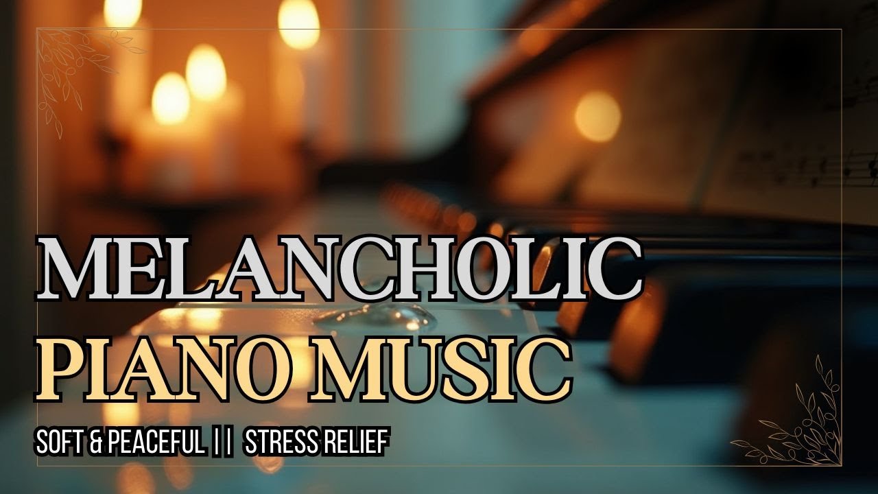 Melancholic Soft Piano Music 🎹 | Emotional Background Music for ...