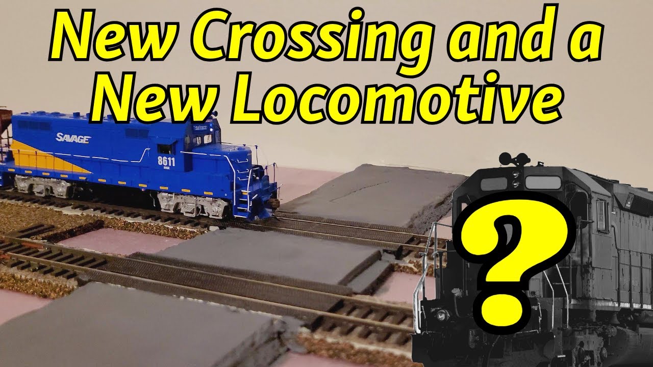 HO Scale Switching Layout - Adding a Crossing and New Locomotive and ...