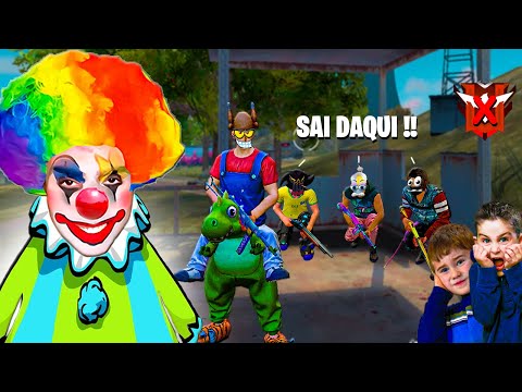 ATRAPALHANDO AS CRIANÇAS DE PEGAR MESTRE NO FREE FIRE! \