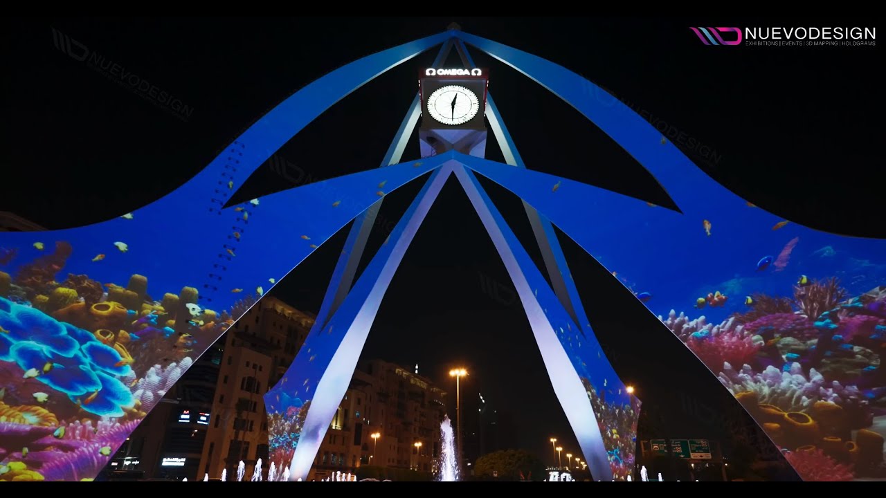 Deira Clock Tower Digital Renovation, Dubai, UAE - YouTube