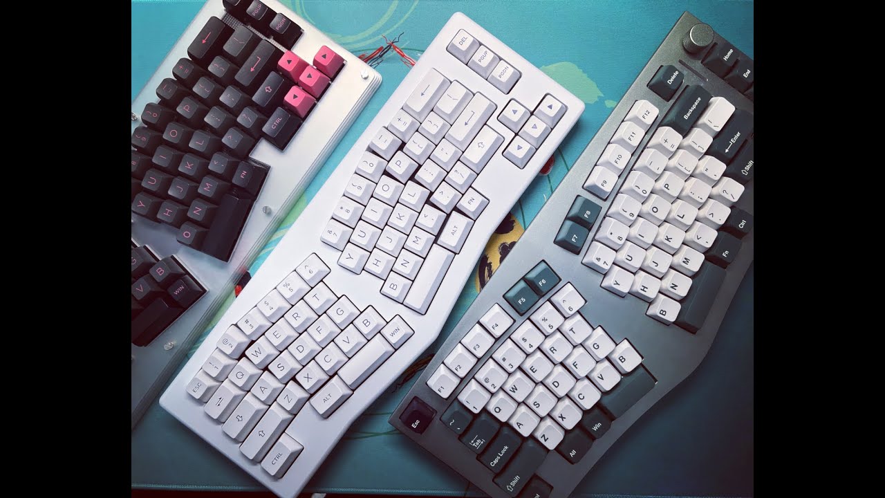 Alice Layout Keyboard Typing Test - YouTube