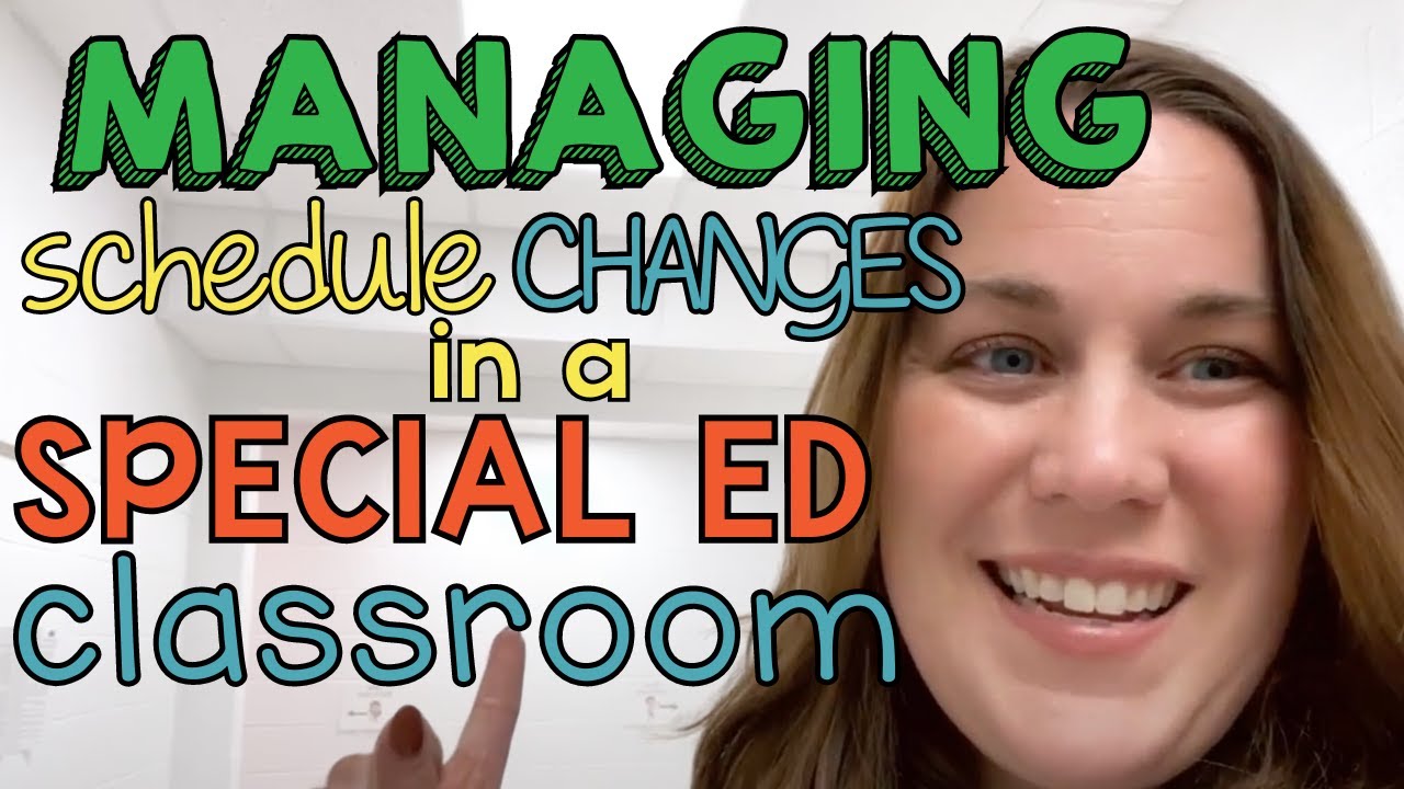 Keeping Up With Schedule Changes in your Classroom - YouTube