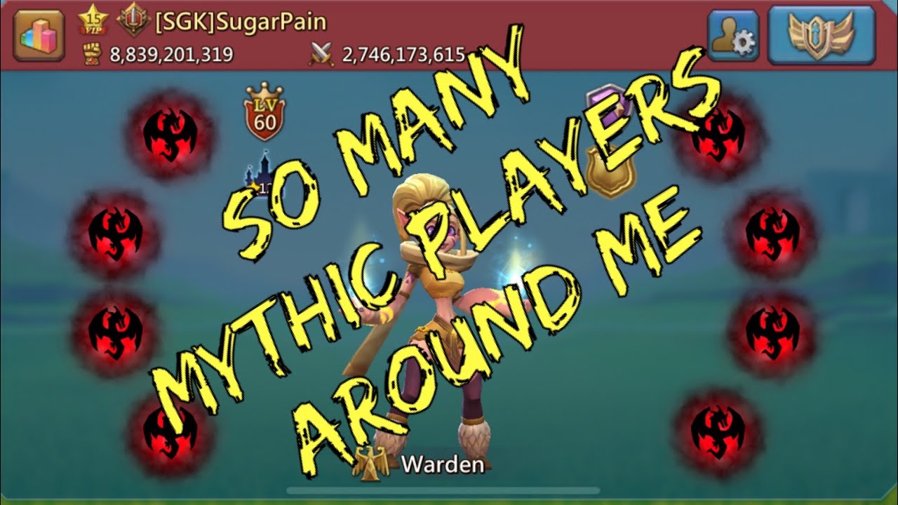 Lords Mobile: So Many Mythic Players!!! - YouTube