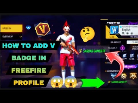 How To Add Verified ⓥ ☑️ V Badge In Freefire Profile 😲 ??| V Badge ...