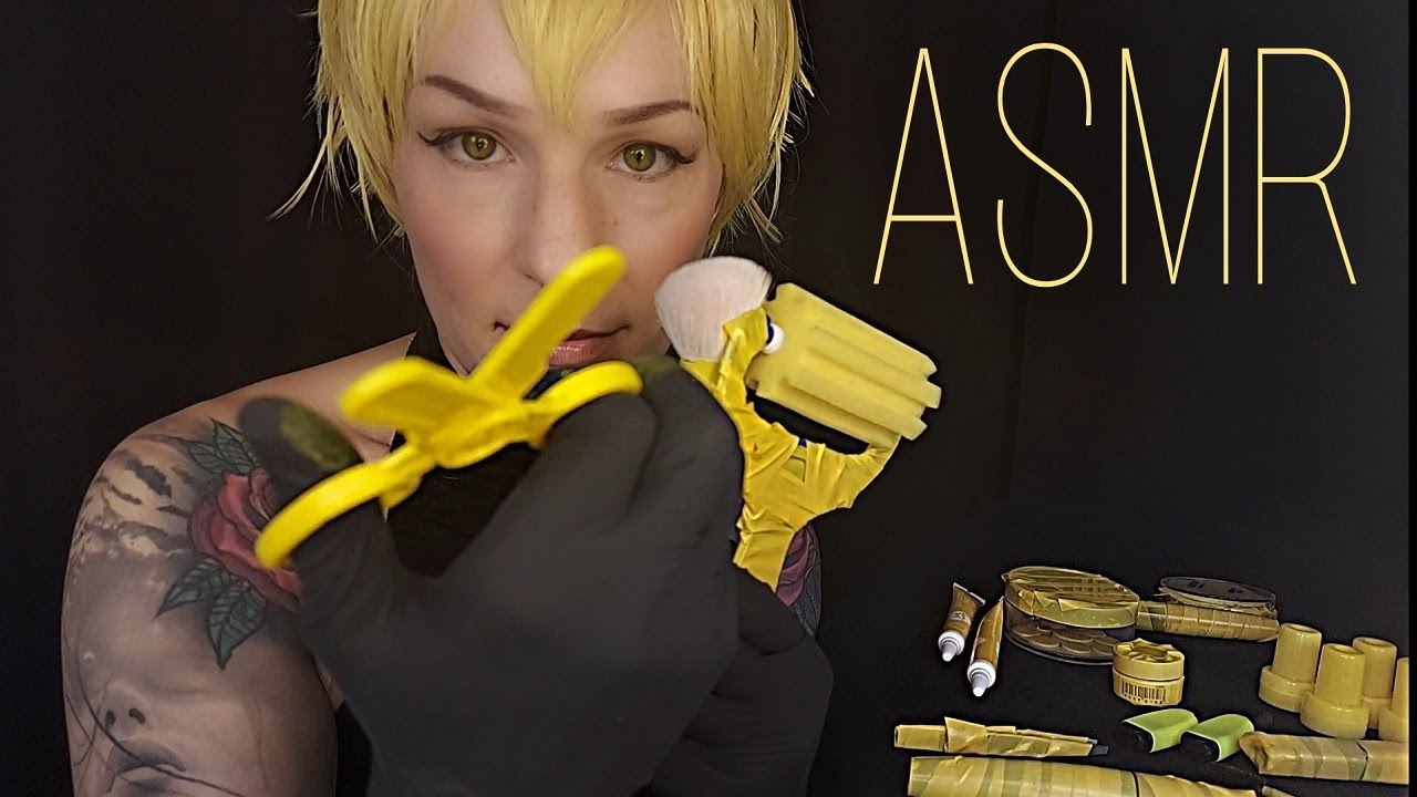 ASMR * 🟡Your Yellow Face Treatment🟡 * - YouTube