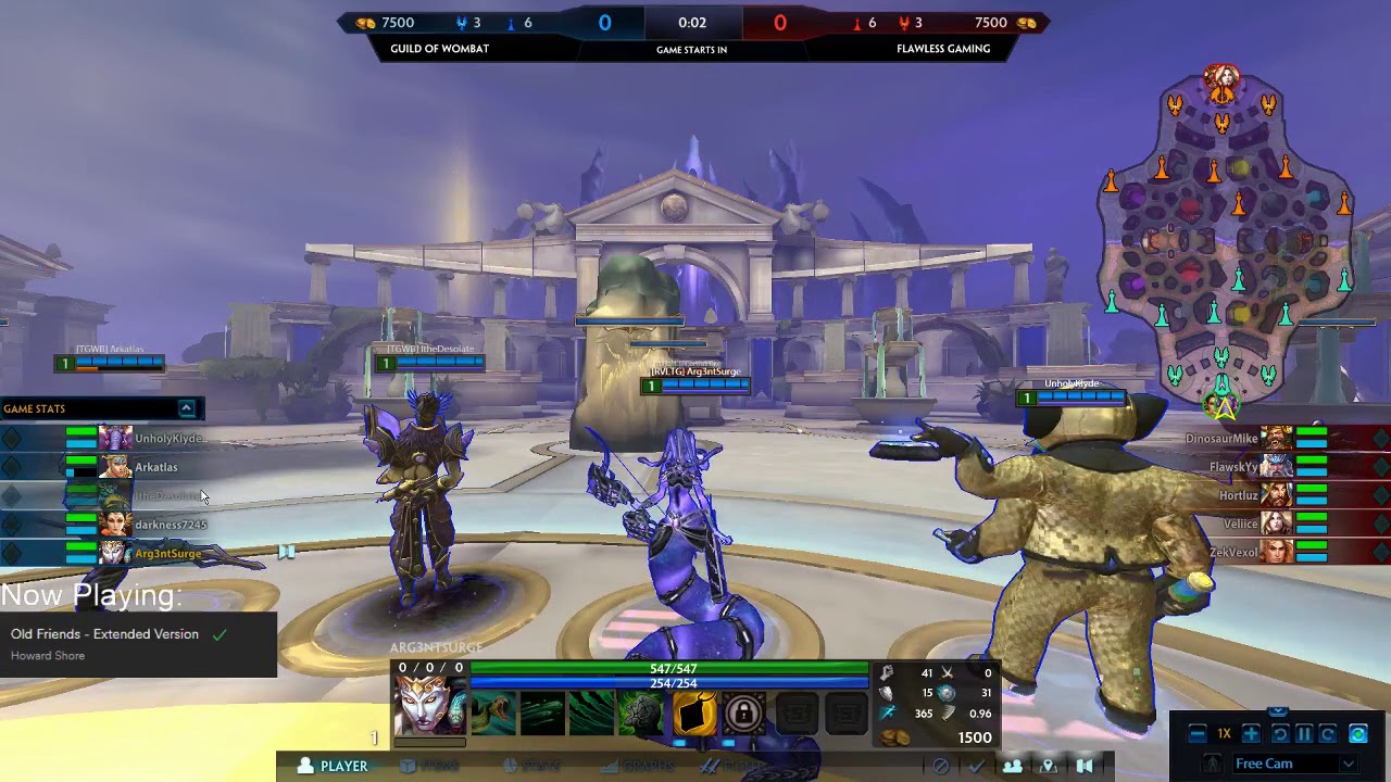 Flawless Gaming vs Guild of Wombats Scrim 3 Copyright Strike Edit - YouTube