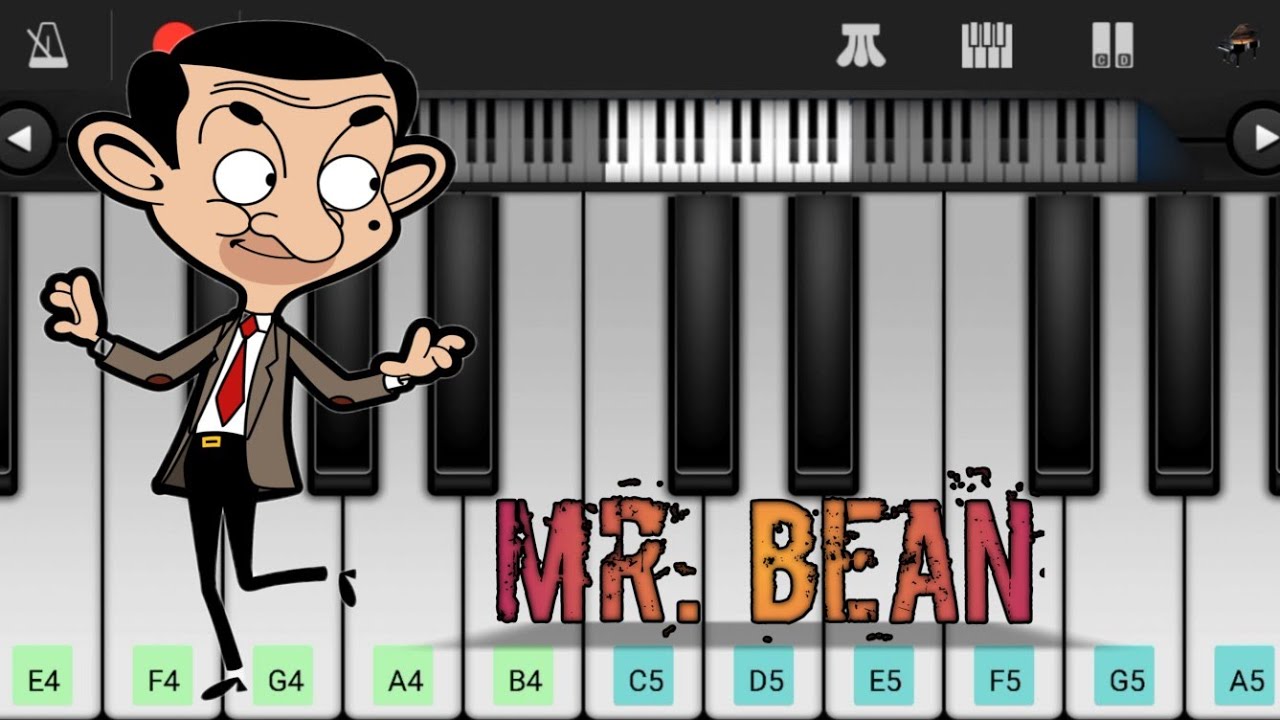 Mr Bean theme song piano | Easy tutorial - YouTube
